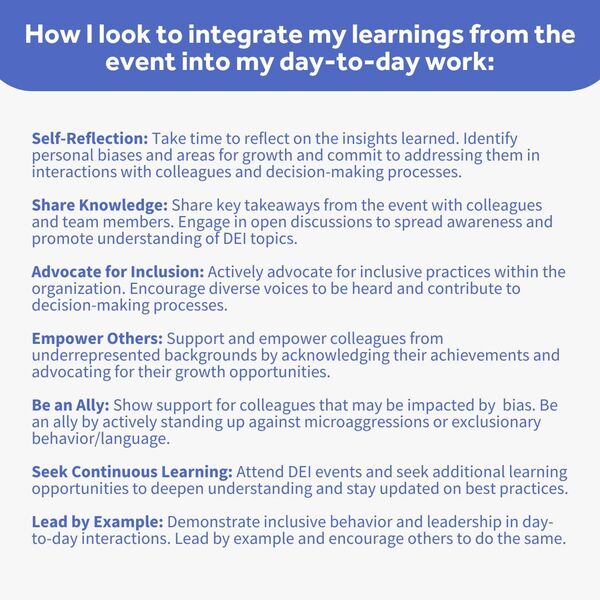 Baking inclusive principles into our day-to-day work